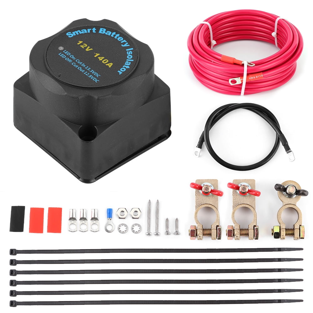 140A Smart Dual Battery Isolator Voltage Sensitive Relay Accessory for ...
