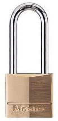 140DLH Master Lock Extra Long Shackle Solid Brass Padlocks - Walmart.com