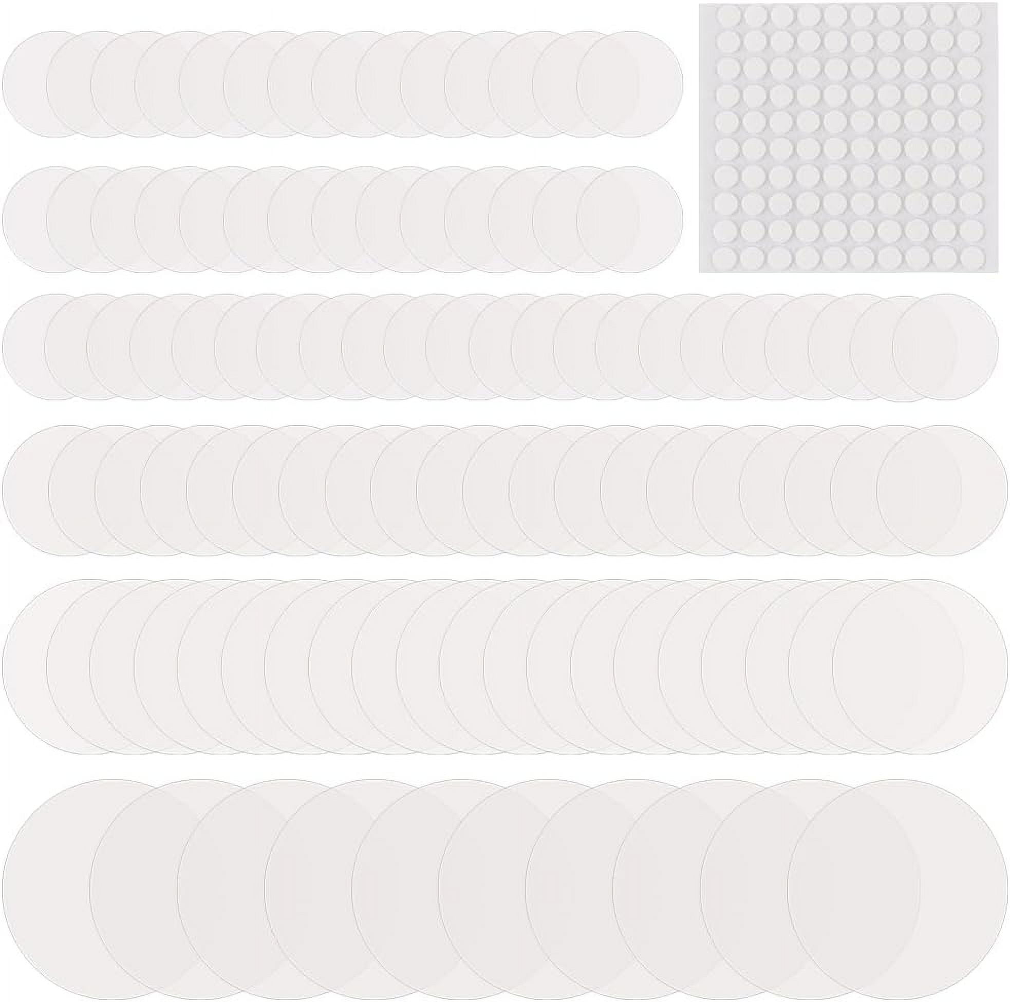 140Pcs 4 Style Acrylic Flat Round Action Figure Display Bases with 4Pcs ...
