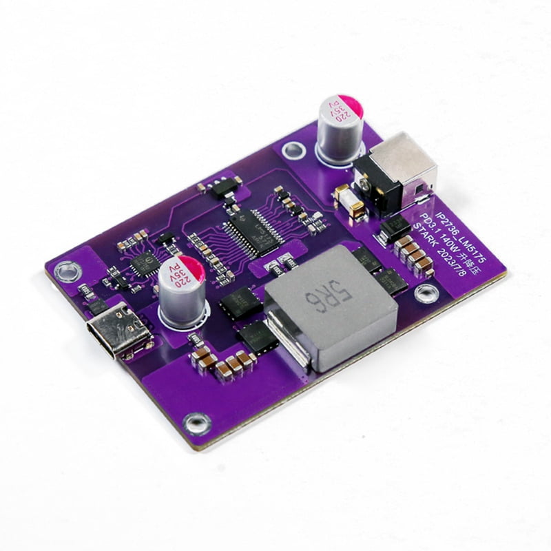 140W Fast Charging Desktop Charger 12-32V Buck-Boost DC5.5X2.5mm to PD3 ...