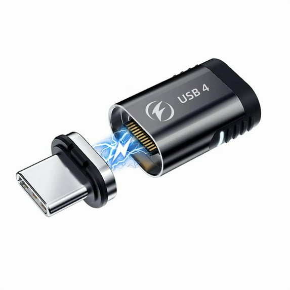 140W USB4.0 Magnetic Adapter USB C to Type C 40Gbps Fast Charging ...
