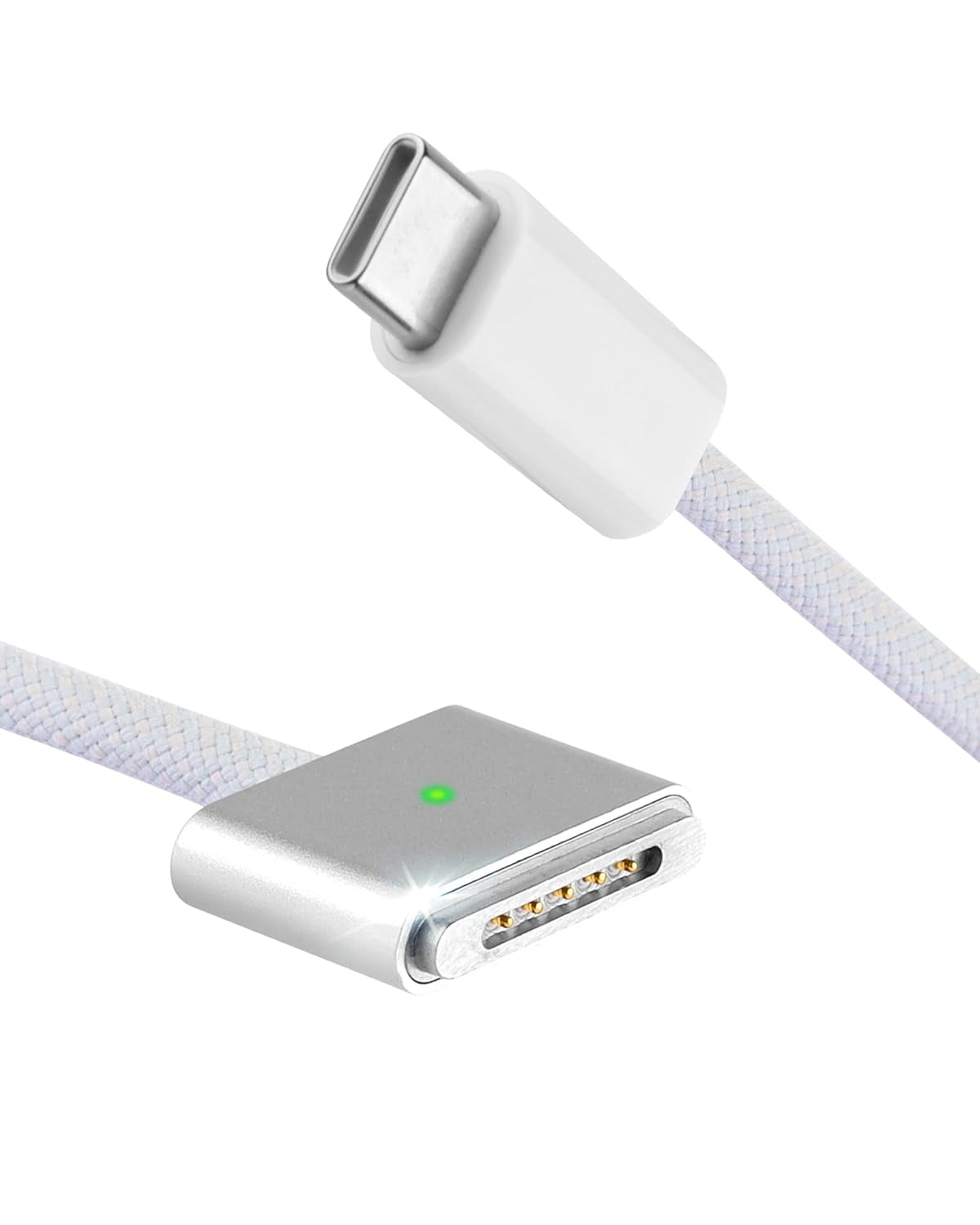 140W magnetic 3-wire MacBook charging cable, USB-C to magnetic 3-wire ...