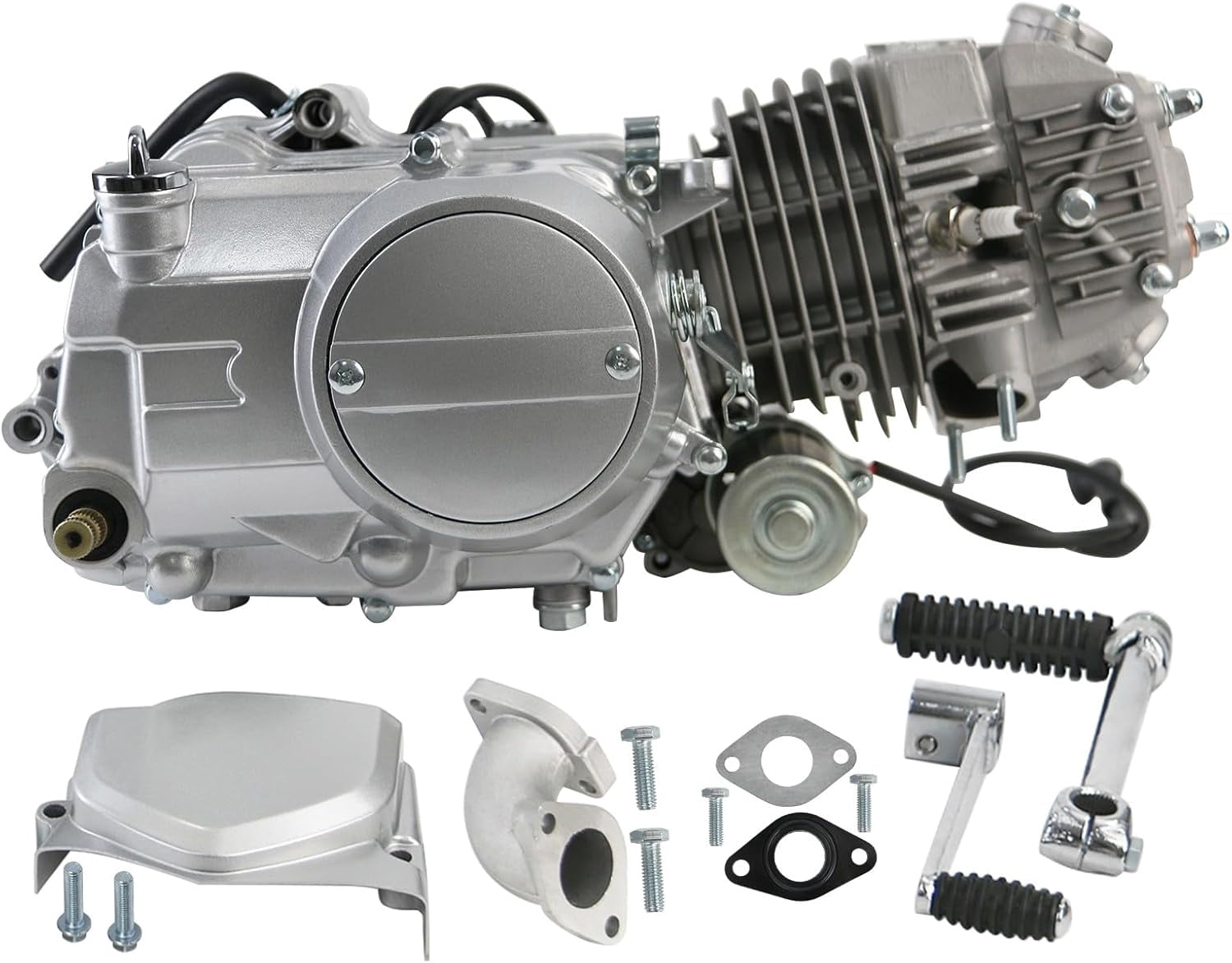 140cc 4 Stroke Racing Engine Motor Manual Clutch with Kick Starter for ...