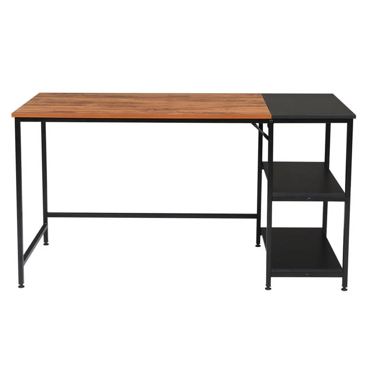 140cm Retro Color Black Particleboard Paste Triamine Stitching Computer ...