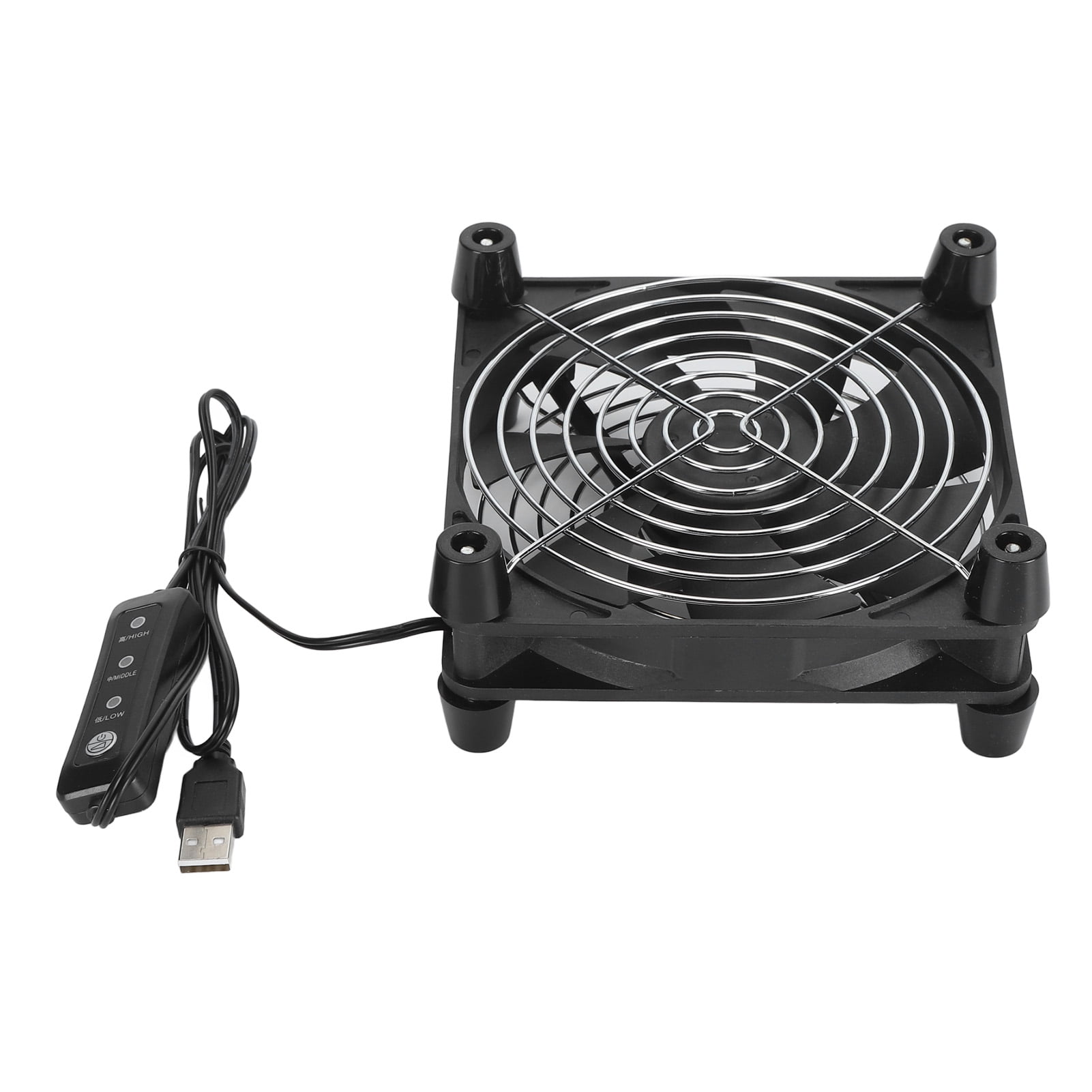 140mm USB Computer Fan, Quiet Cooling, 3 Speed Adjustable, 2800RPM For ...