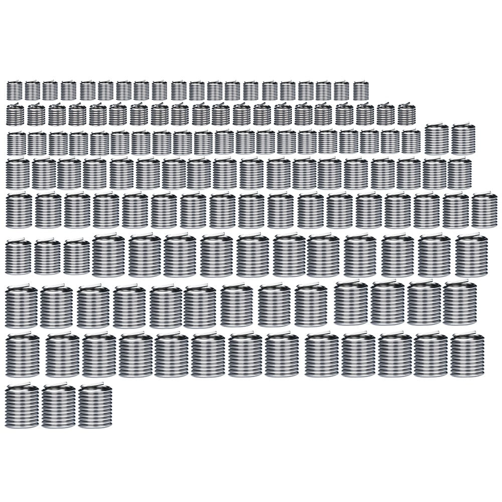 140pcs Thread Repair Inserts for Automotive Engine Repair Stainless ...