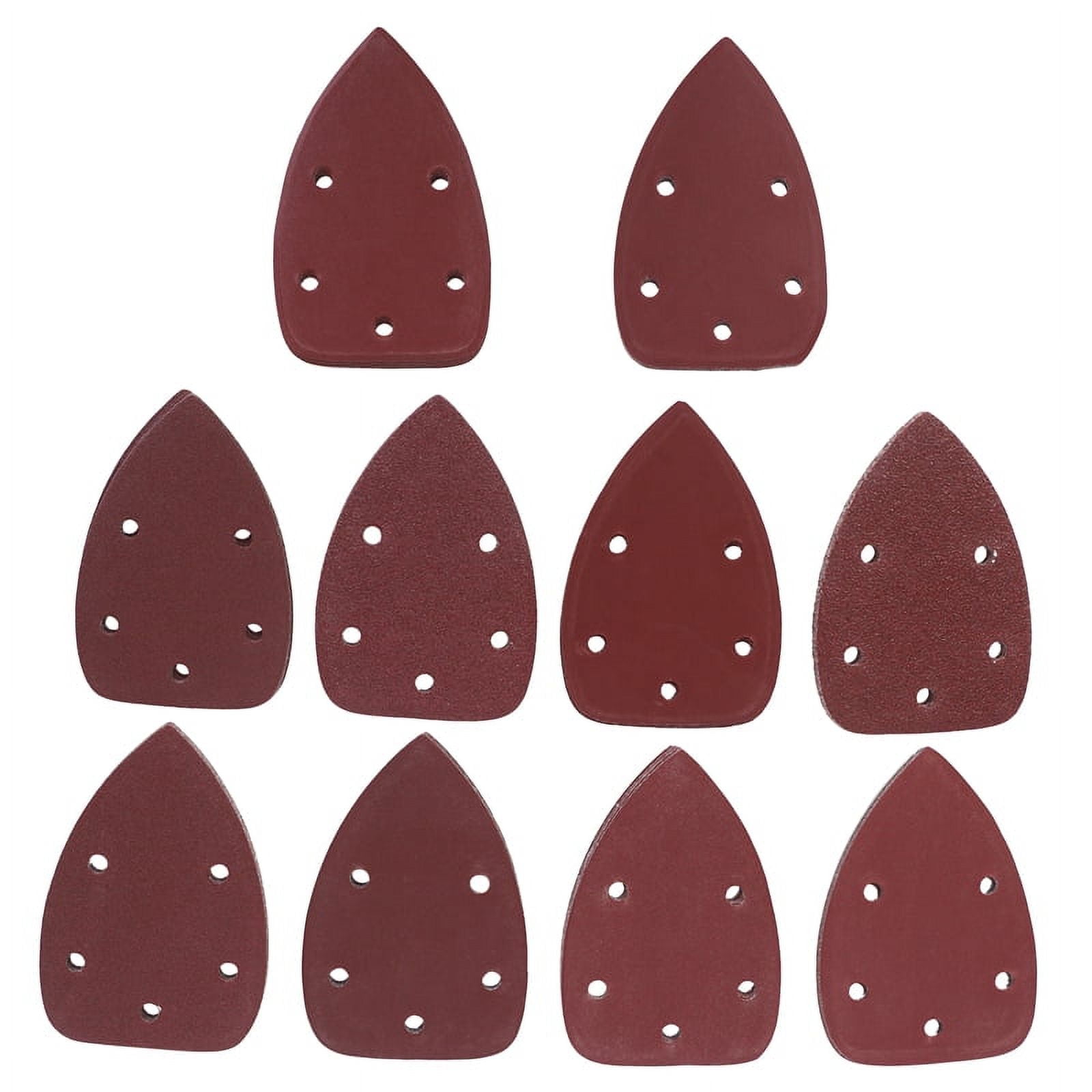 140x90 mm 40 Grit Mouse Sandpaper Sanding Paper and Loop, 50 Pieces 5 ...