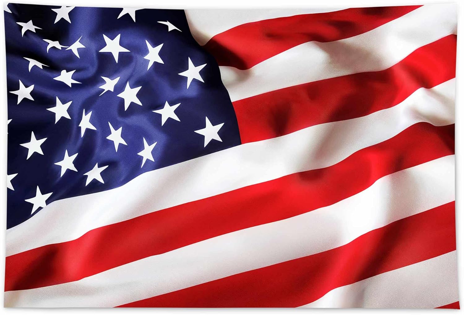 141" x 95" American Flag Backdrop for Patriotic Theme Photography Photo ...