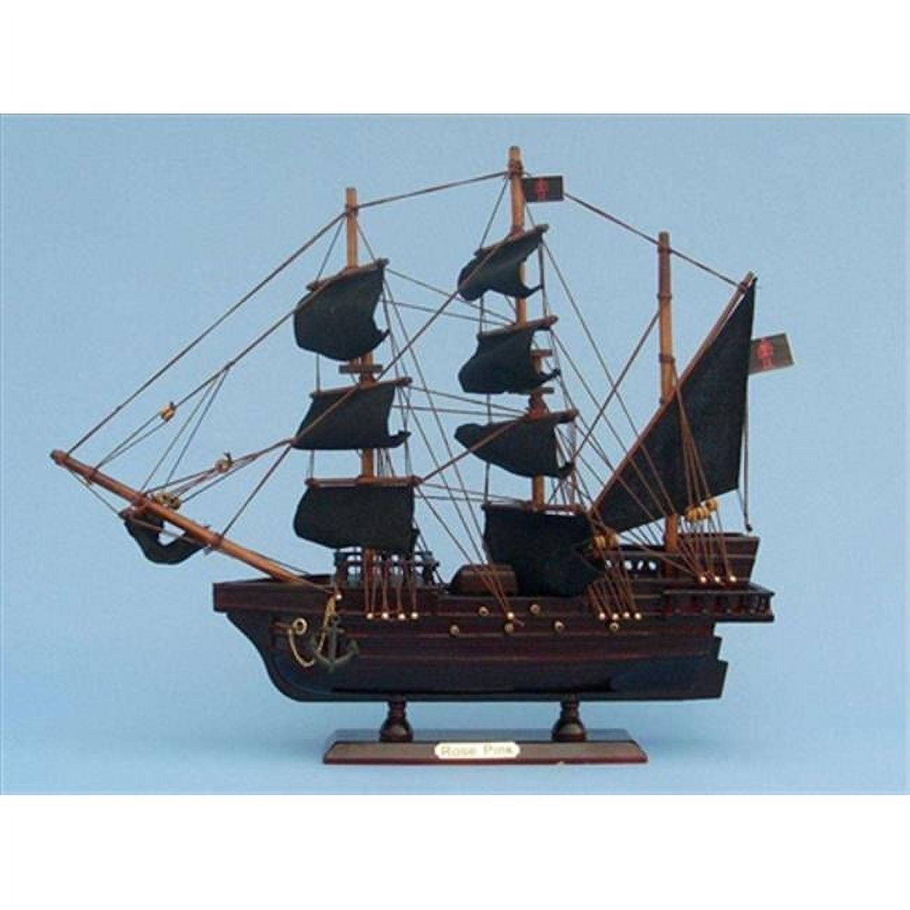 141 Ed Lows Rose Pink Pirate Ship - Rose Pink - 14 in. - Walmart.com