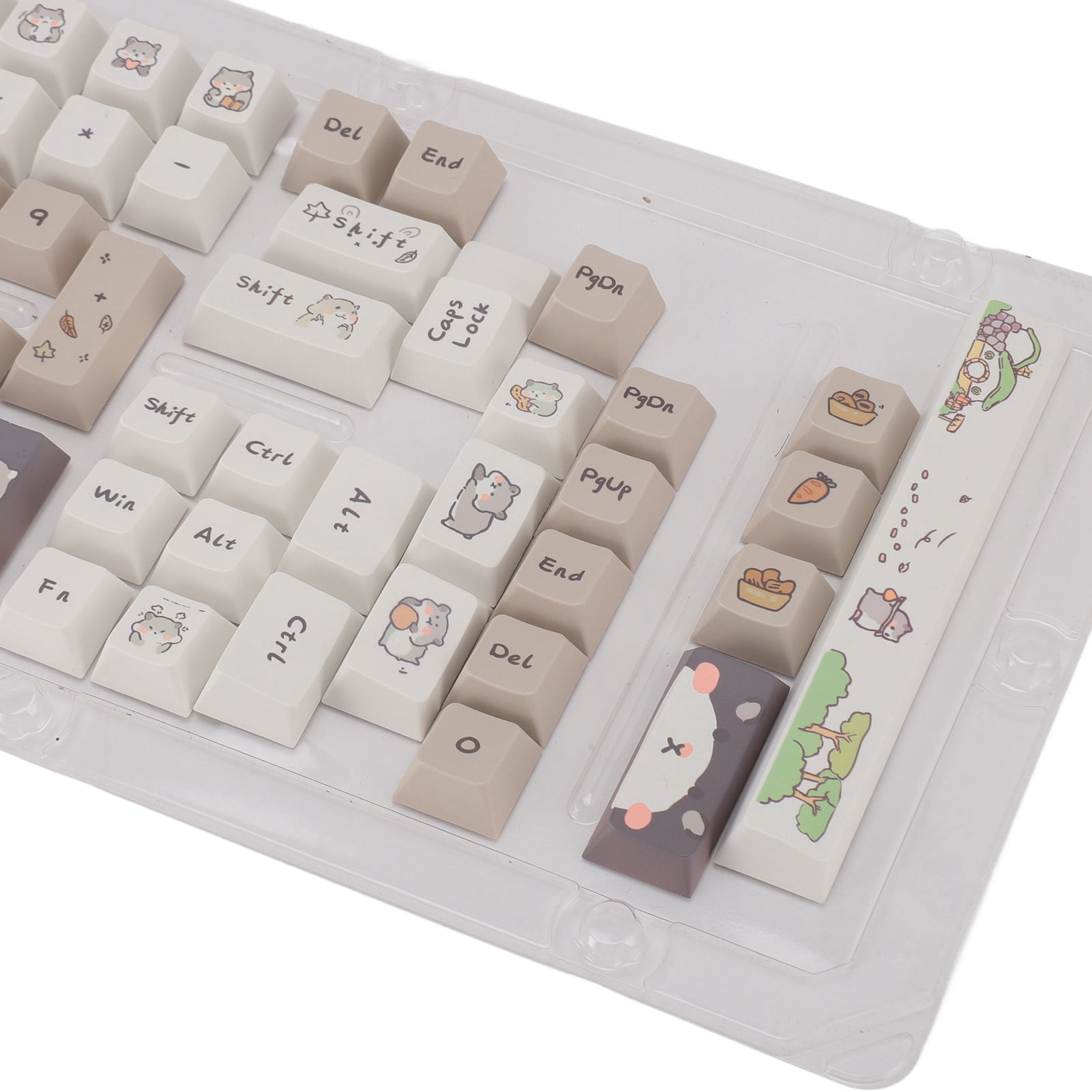 141,Key PBT Keycaps, Dye Sublimated, Ergonomic Design For Gaming Typing ...