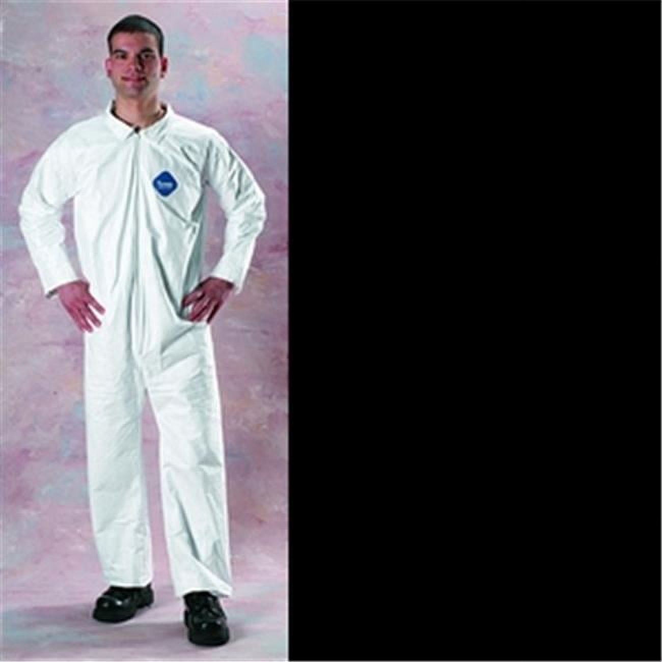 1412L Tyvek Bulk Coverall With Open Ankle & Wrist Large - Pack of 25 ...