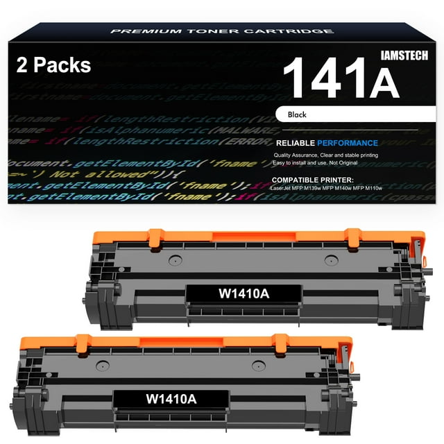 141A Toner Cartridge Black (With Chip) Compatible for HP 141A W1410A for HP LaserJet MFP M140w ...