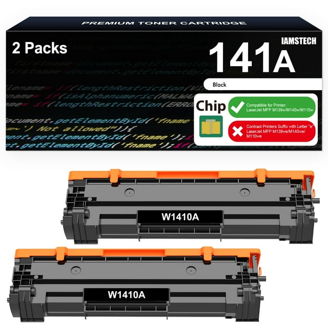IAMSTECH 141A Toner Cartridge Black Compatible for HP LaserJet M140w ...