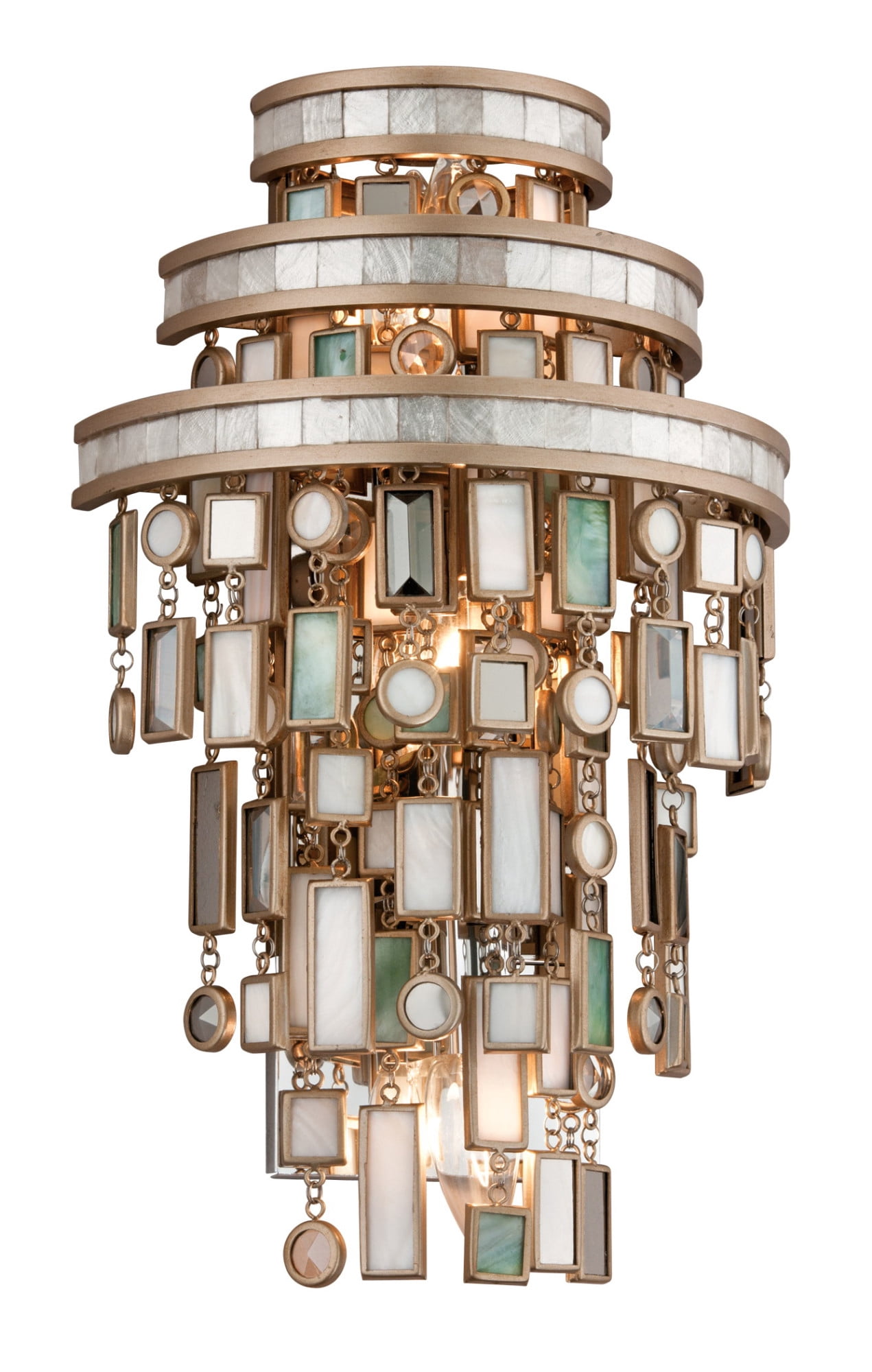 142-13-CPL-Corbett Lighting-Dolcetti - Three Light Wall Sconce ...