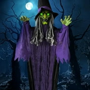 Halloween Animatronics Floating Witch Decorations - Animated Flying ...