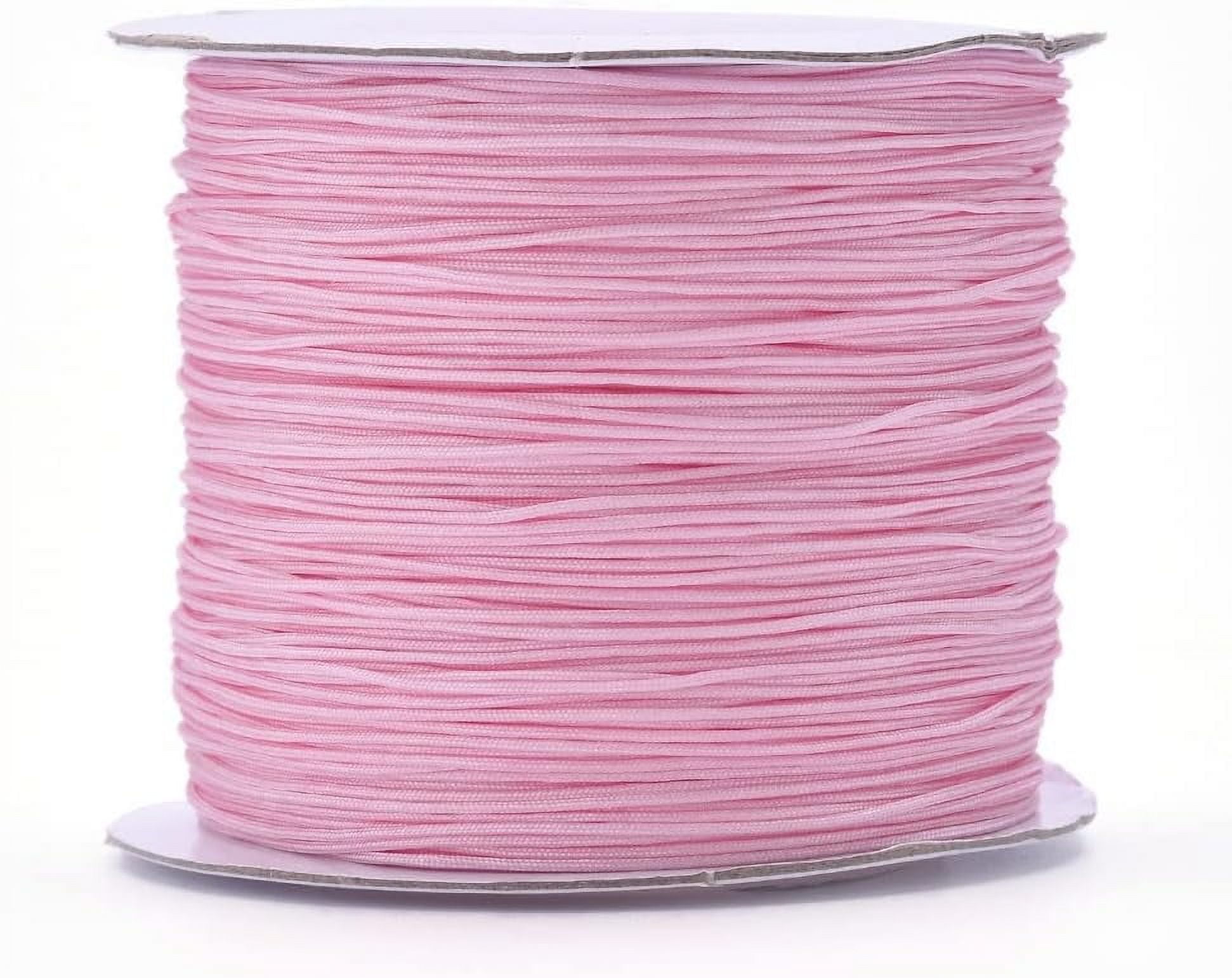 142 Yards Nylon Cord 0.6mm Nylon String Bracelet String Knotting Cord ...