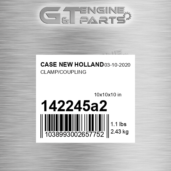 142245A2 CLAMP/COUPLING fits CASE NEW HOLLAND (New OEM) - Walmart.com