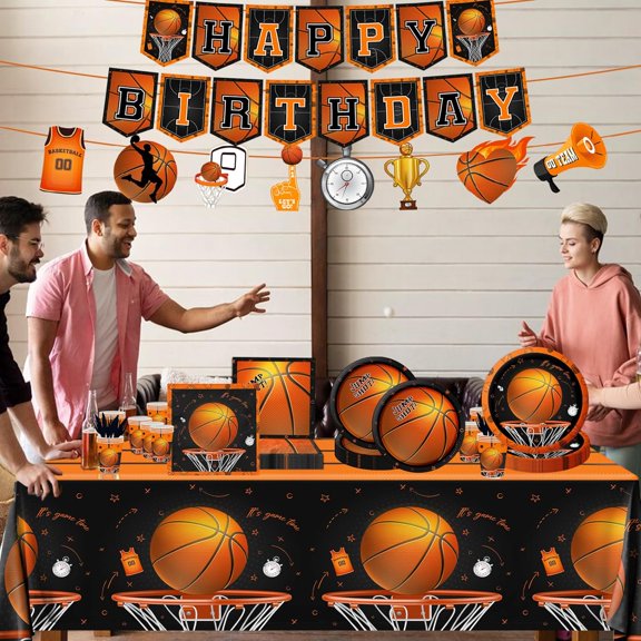 142pcs Sports Birthday Party Decorations Sports Theme Plates and ...