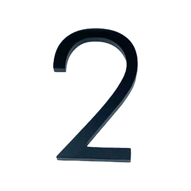 142mm Floating Exterior House Numbers Modern Number Signs on the Door ...