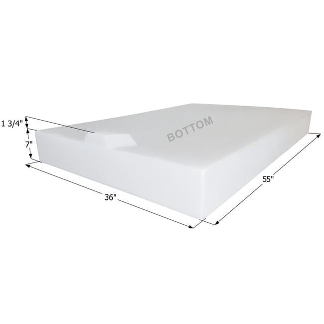 14370 55 x 36 x 7 in. 57 gal Fresh Water Tank without Sump - Walmart.com