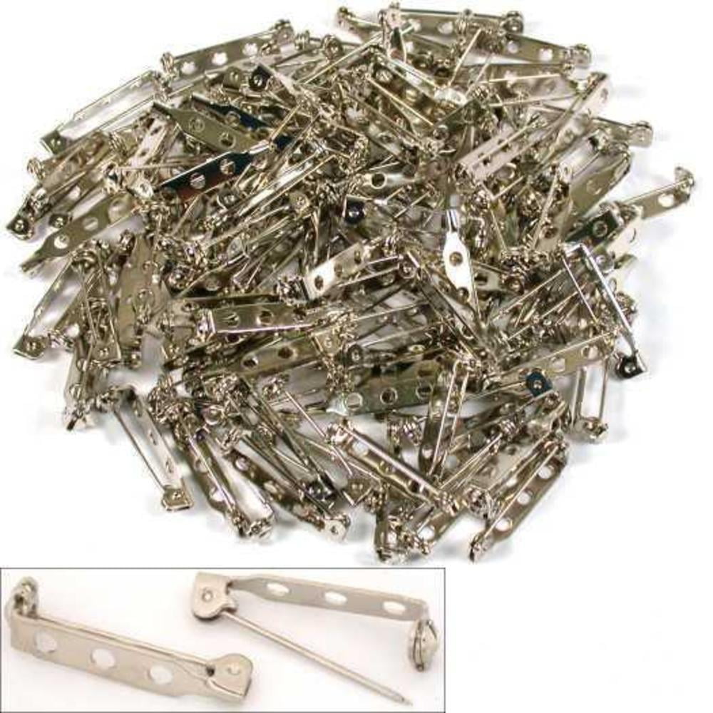 144 Bar Pins for Hats & Brooches Jewelry Crafts Pin Backs - Walmart.com