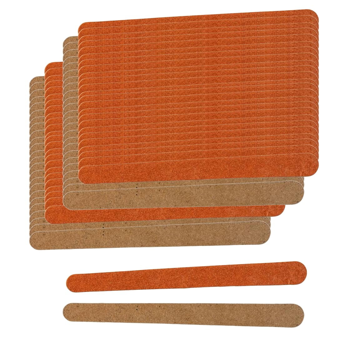 144 Pack Nail File Emery Boards - Dual Sided 180 Grit Nail Buffering ...