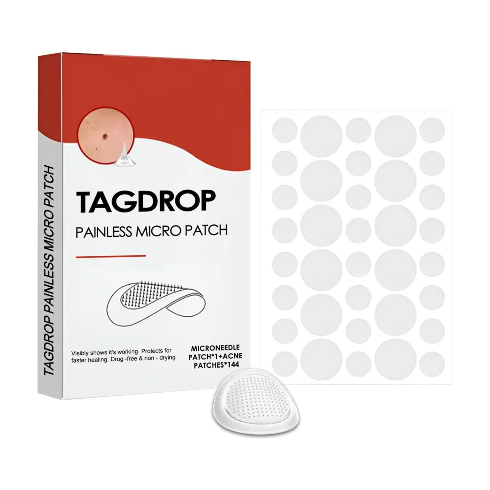 144-Pack Skin Tag Patches - Transparent Treatment For Blackheads ...