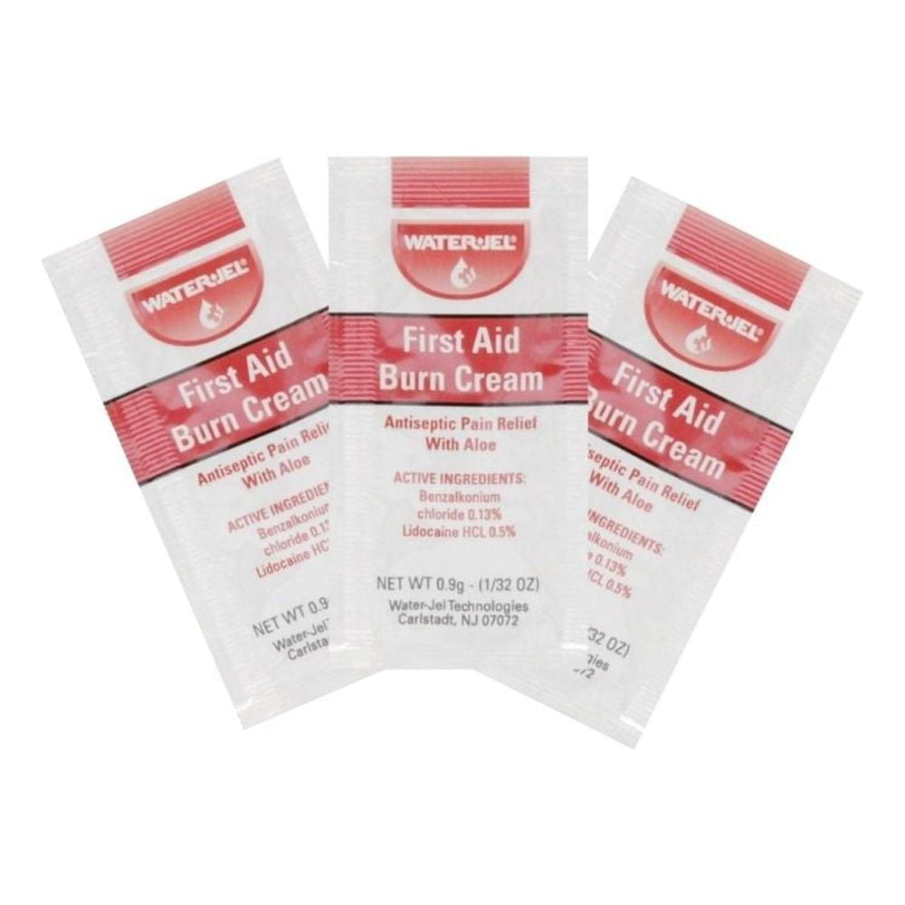 144 Packets - 0.9 grams - First Aid Burn Cream with aloe by Water-Jel ...
