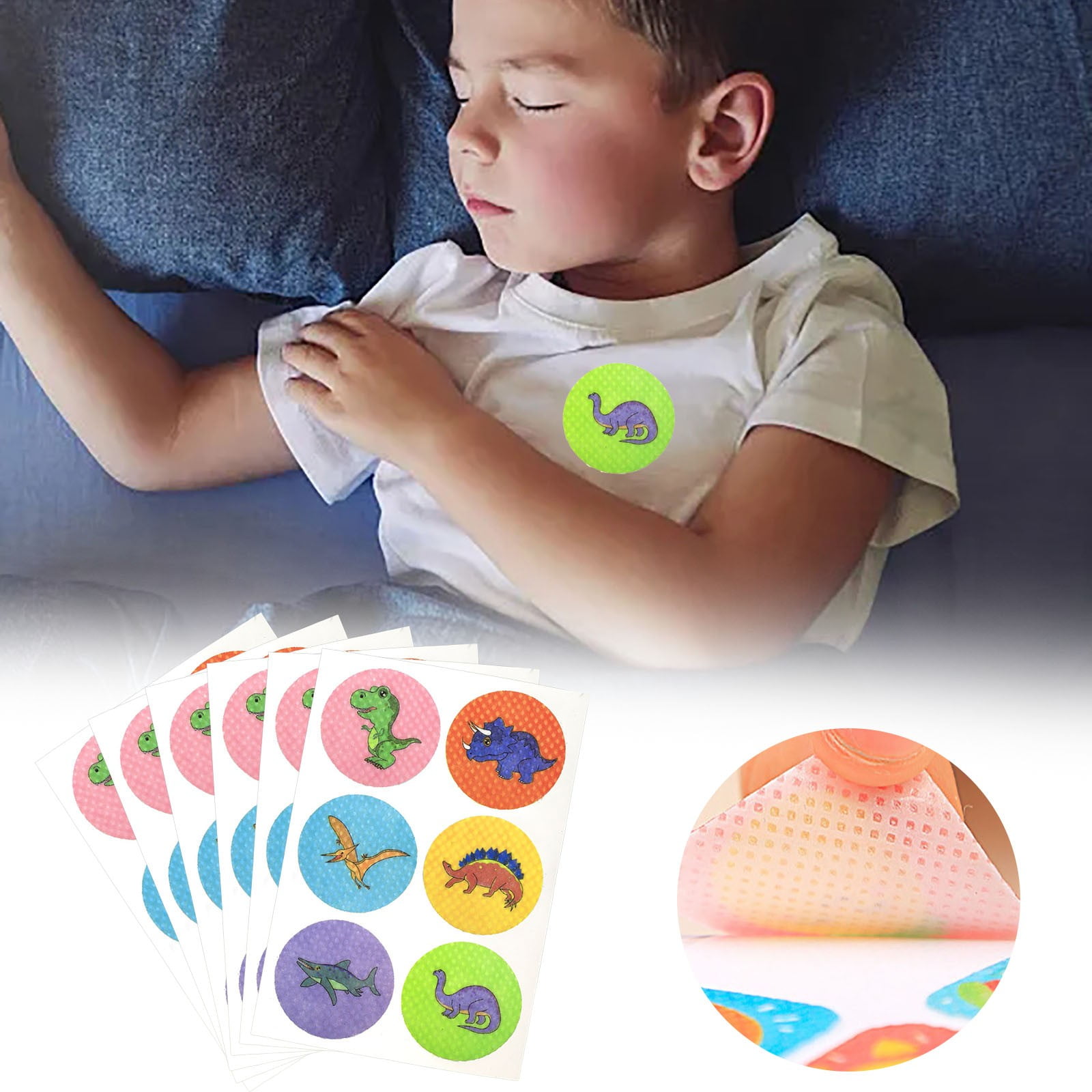 144 Patches Squito Stickers for Kids, Citronella-Based Mosquito ...