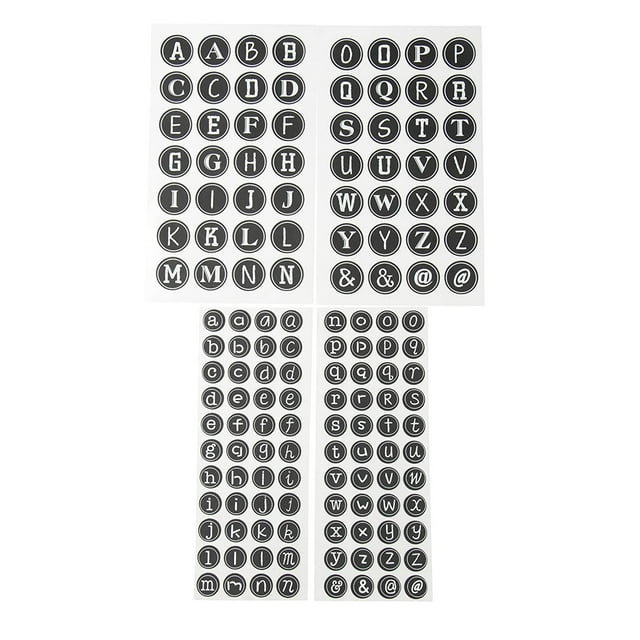144 Pcs A-Z Letters Alphabet Stickers, Self Adhesive Uppercase and ...