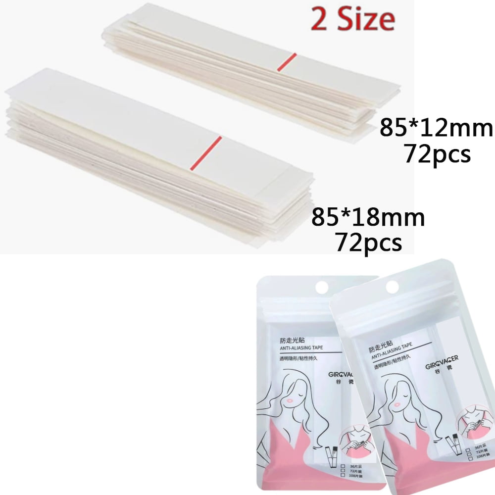 144 Pieces Fashion Beauty Double-Sided Tape, Adhesive Strips Clothing ...