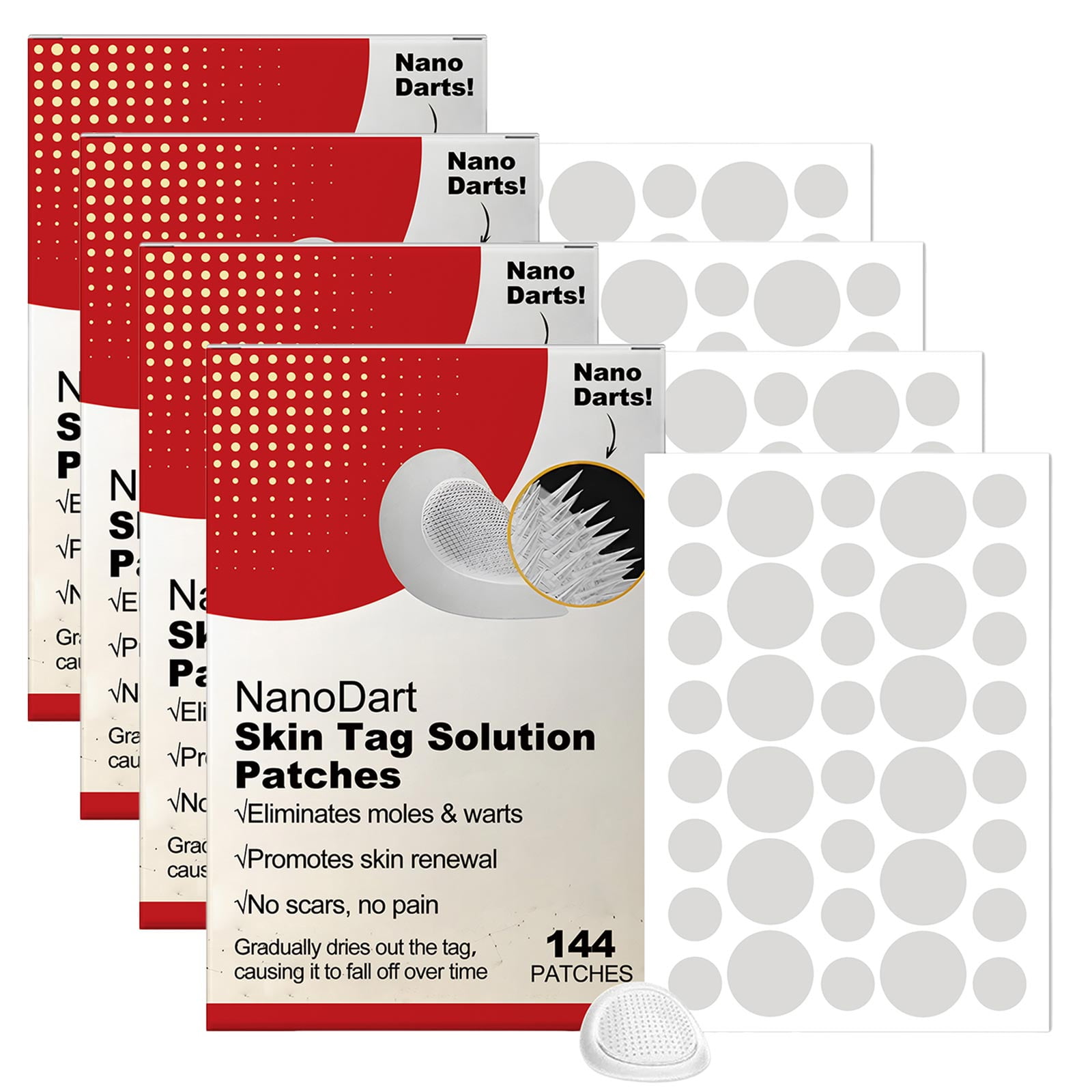 144 Pimple Patch for Face, Invisible Blemish Cover, Natural Skin and ...