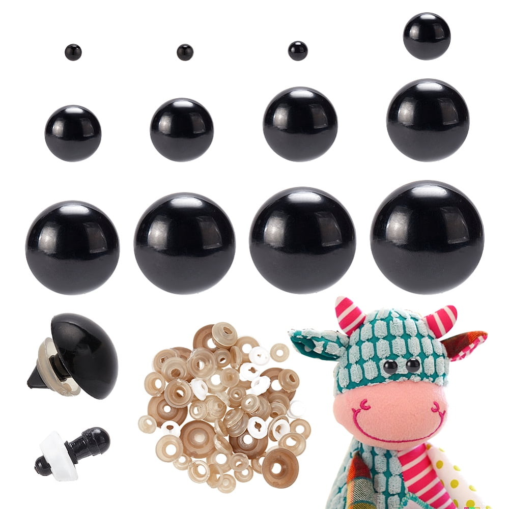 144 Sets 12 Style Plastic & Resin Doll Eyes Craft Eyes for Crafts ...