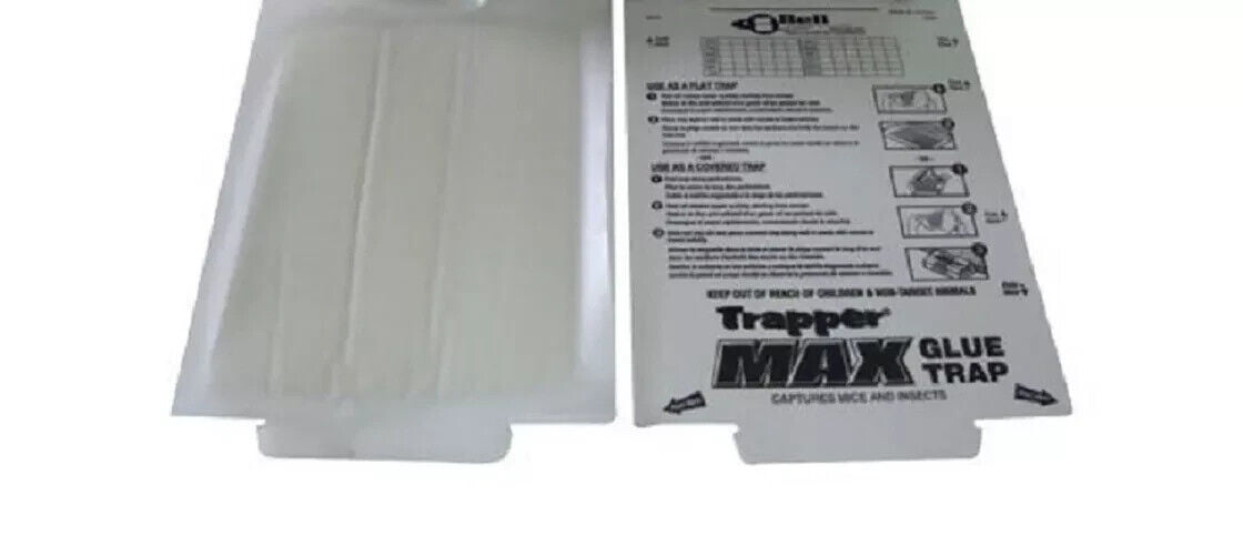 144 Trapper Max Glue Board Traps Control Mouse Mice Insect Spider ...