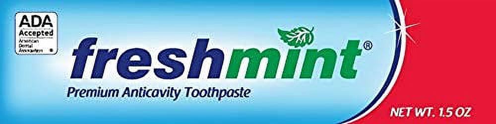 144 Tubes of Freshmint® 1.5 oz. Premium Anticavity Fluoride Toothpaste ...