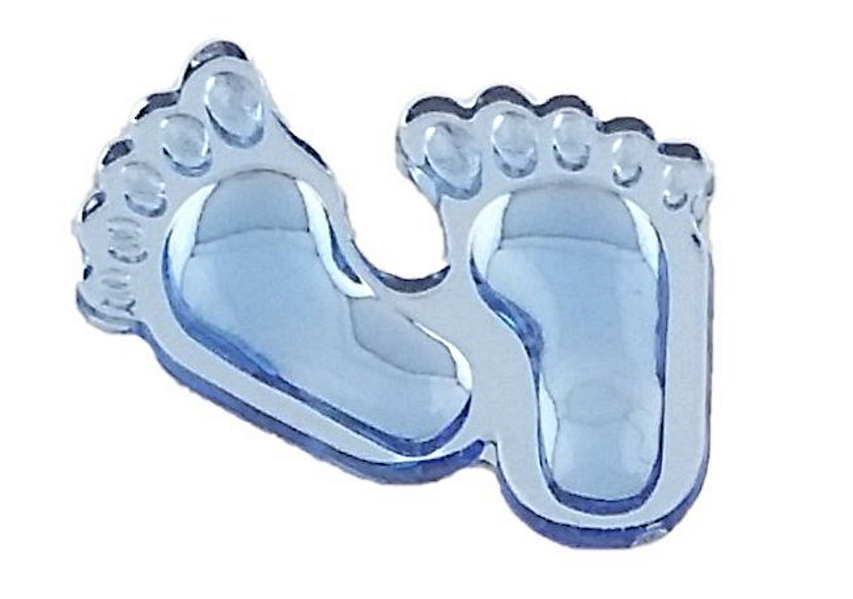 144 baby feet Footprint Acrylic Charm capias appliques decoration ...