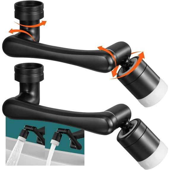 1440° Faucet Extender, SUCS 1080° Rotatable Faucet Aerator, 360° Swivel ...