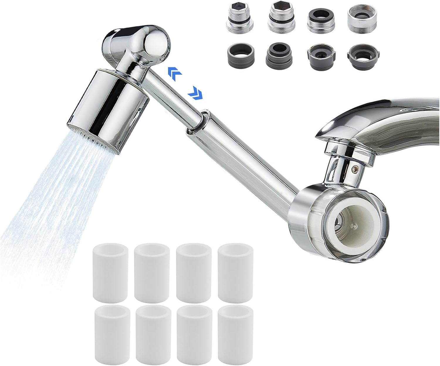 1440? Rotating Sink Water Filter Faucet Extender Aerator, 2 Mode Swivel ...