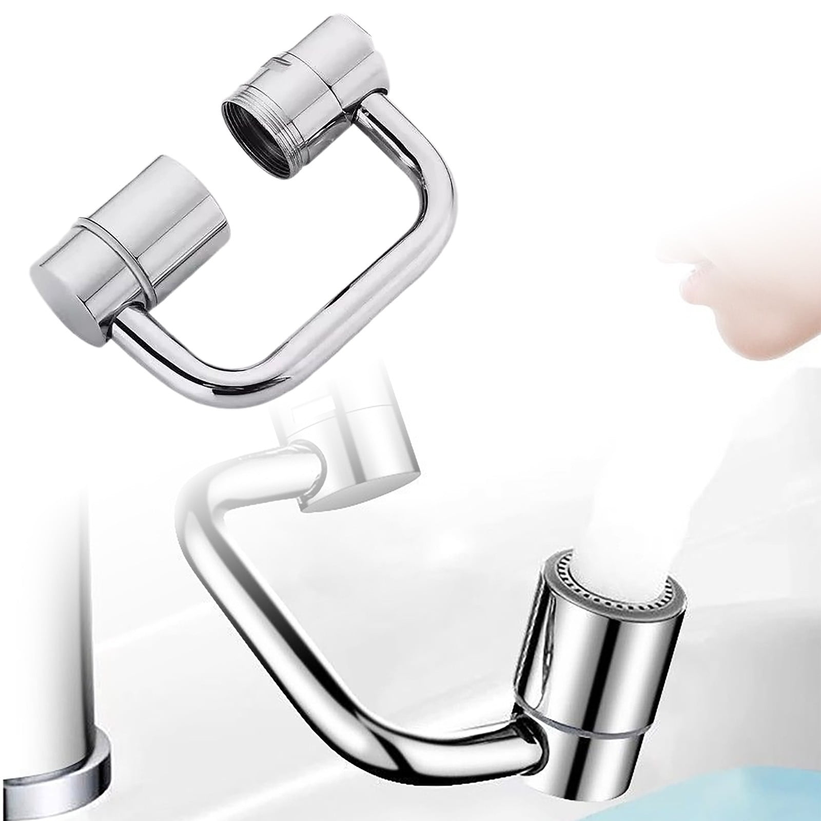 1440° Sink Faucet Aerator Extension Swivel Faucet Extender for Toddlers ...
