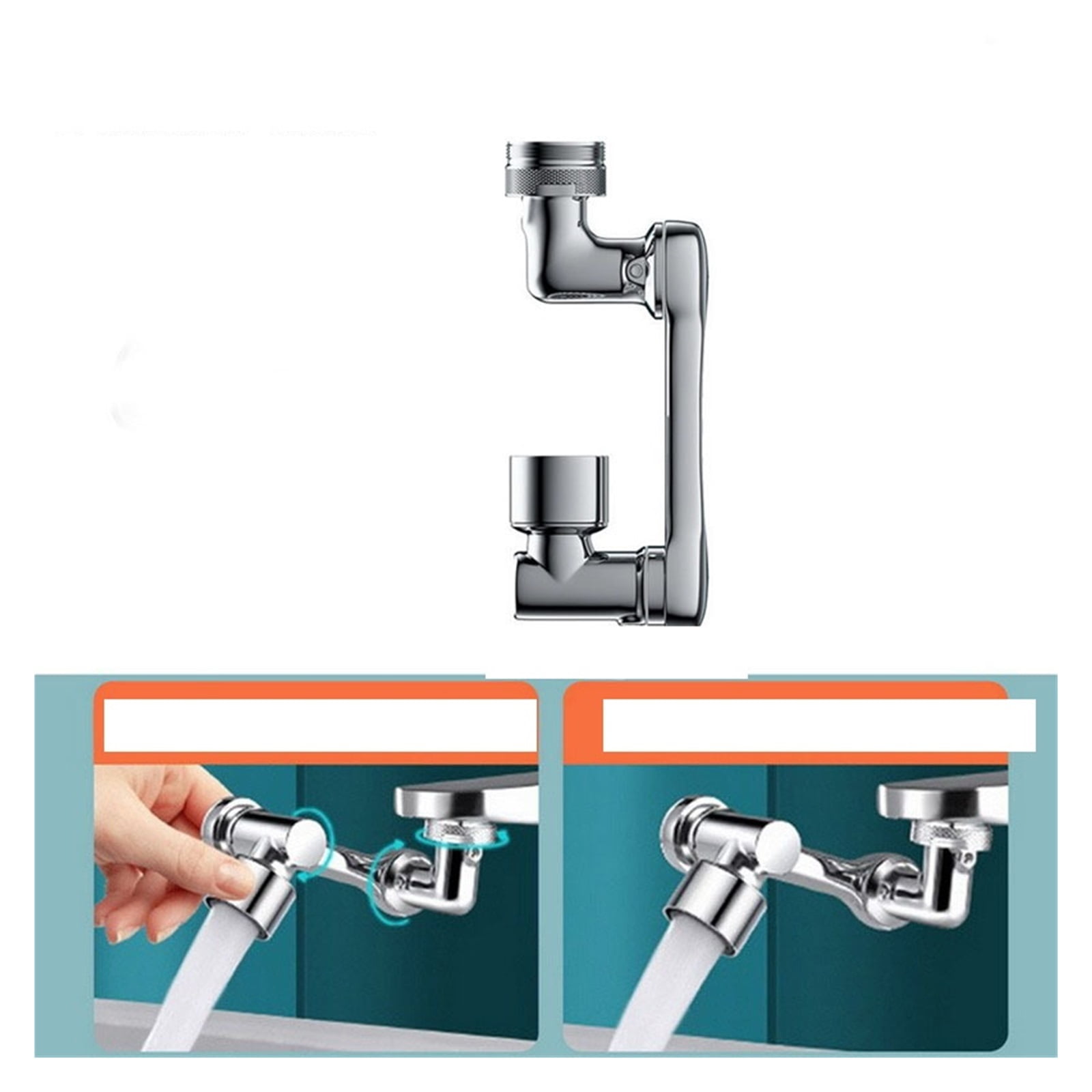 1440° Universal Rotation Faucet Sprayer Head For Extension Faucets ...
