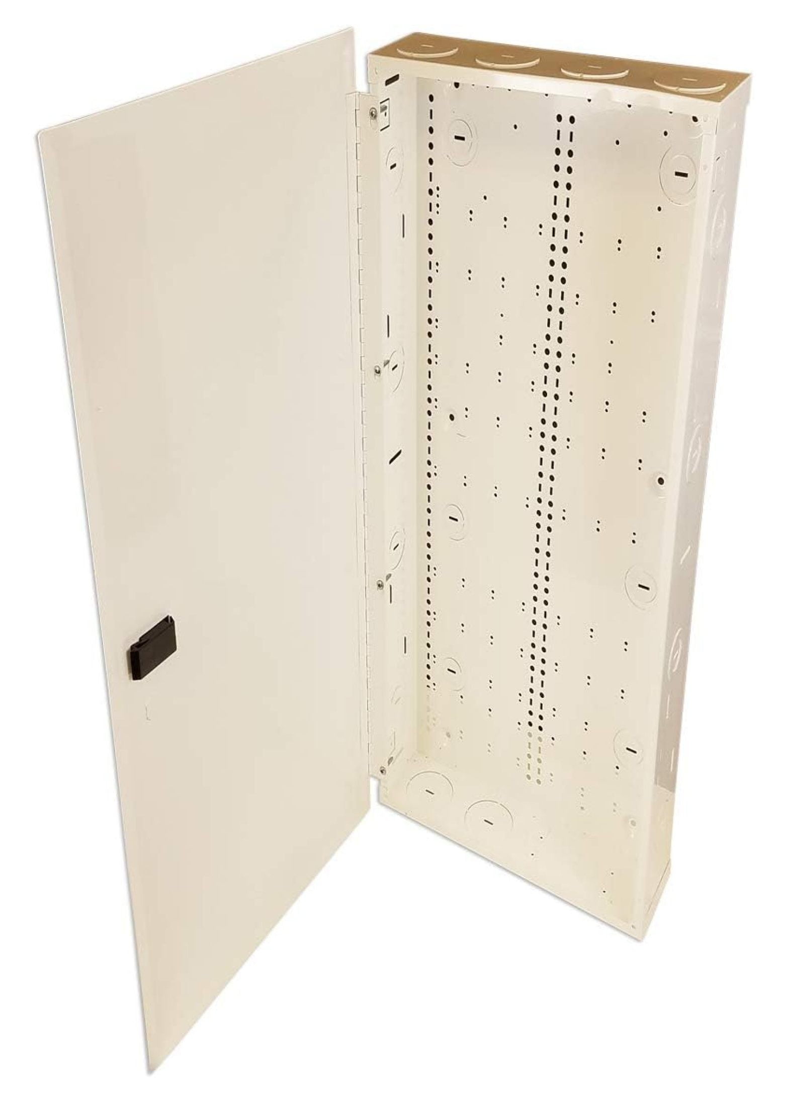 14424-MMH 42-in. Structured Wiring Cabinet, Interior Enclosure, White - Walmart.com