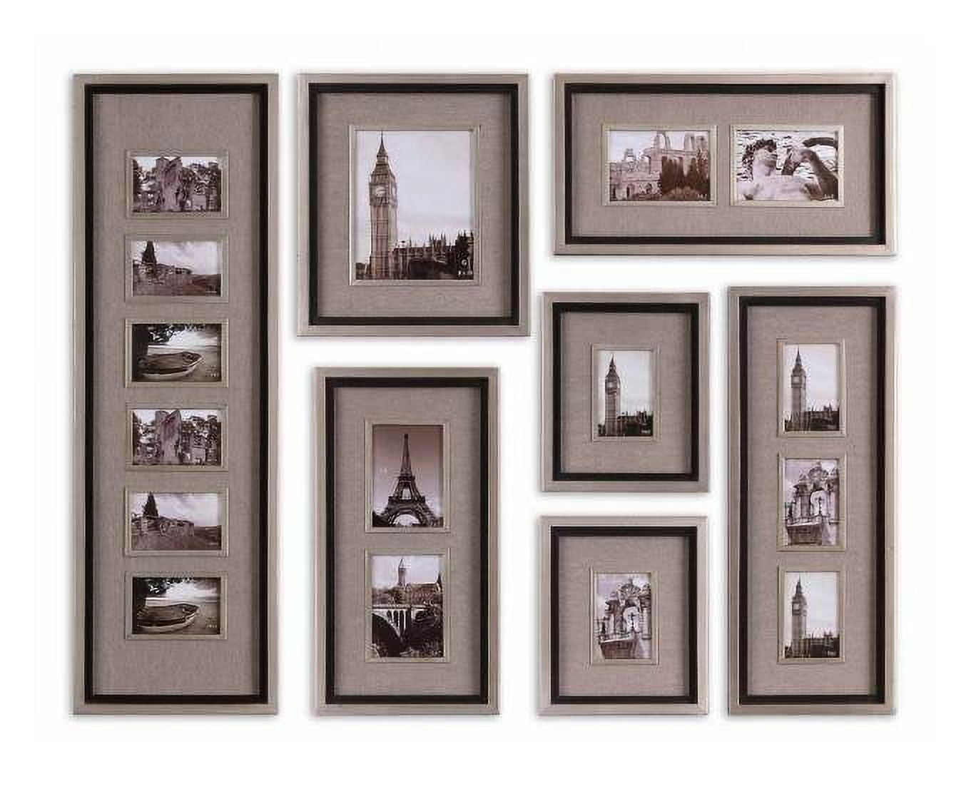 14458-Uttermost-Massena - 58 inch Photo Frame Collage (Set of 7) - 43.5 ...