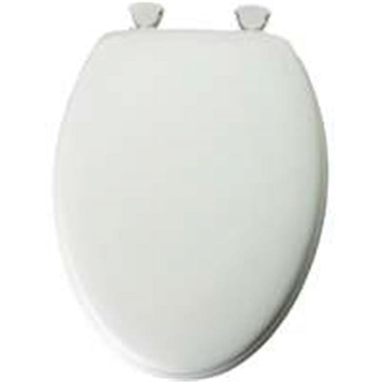 144EC-000 Toilet Seat Elong Wood White - Walmart.com