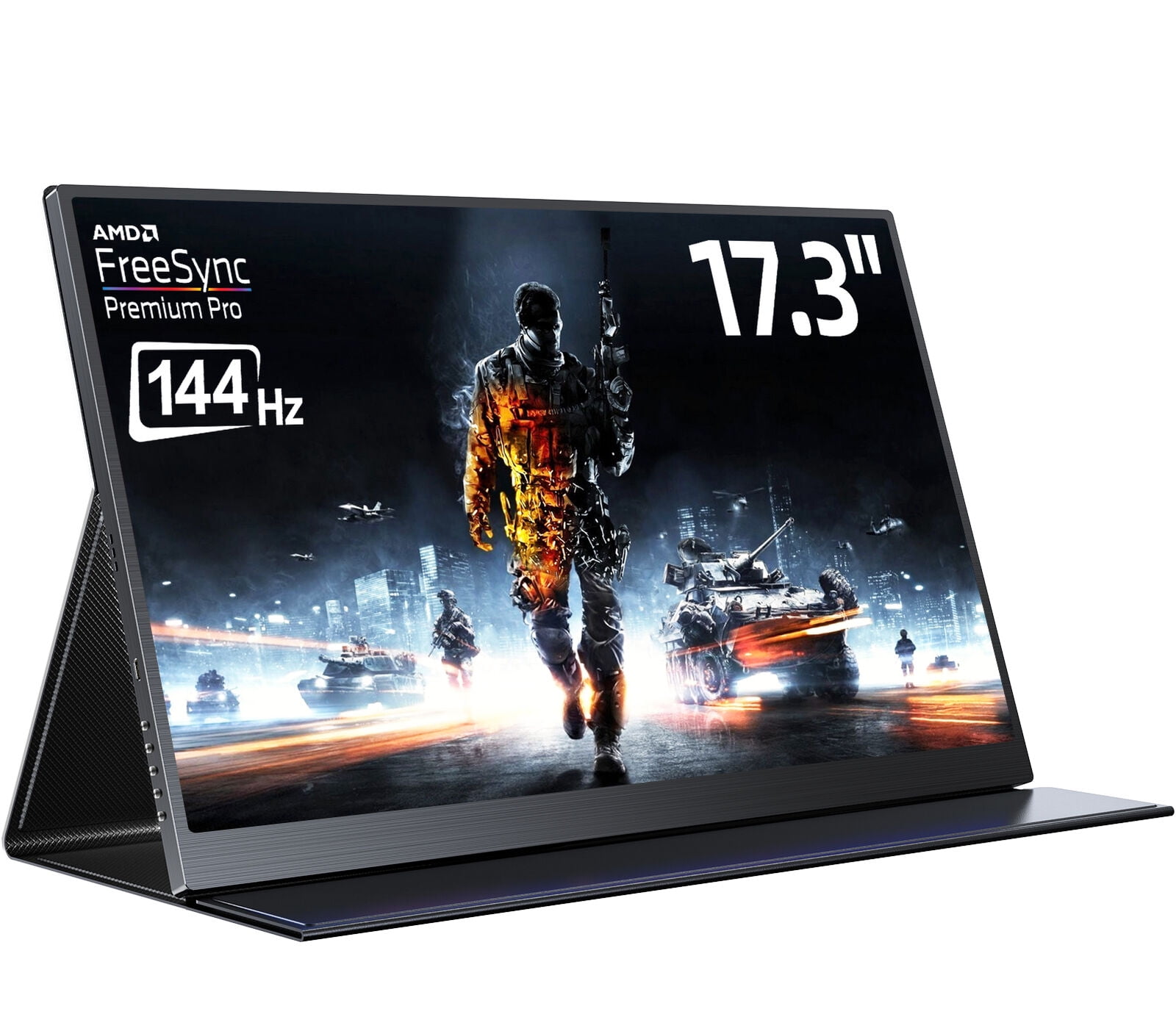 144Hz Monitor HDMI USB C Monitor Portable Monitor 17.3" Gaming Monitor ...