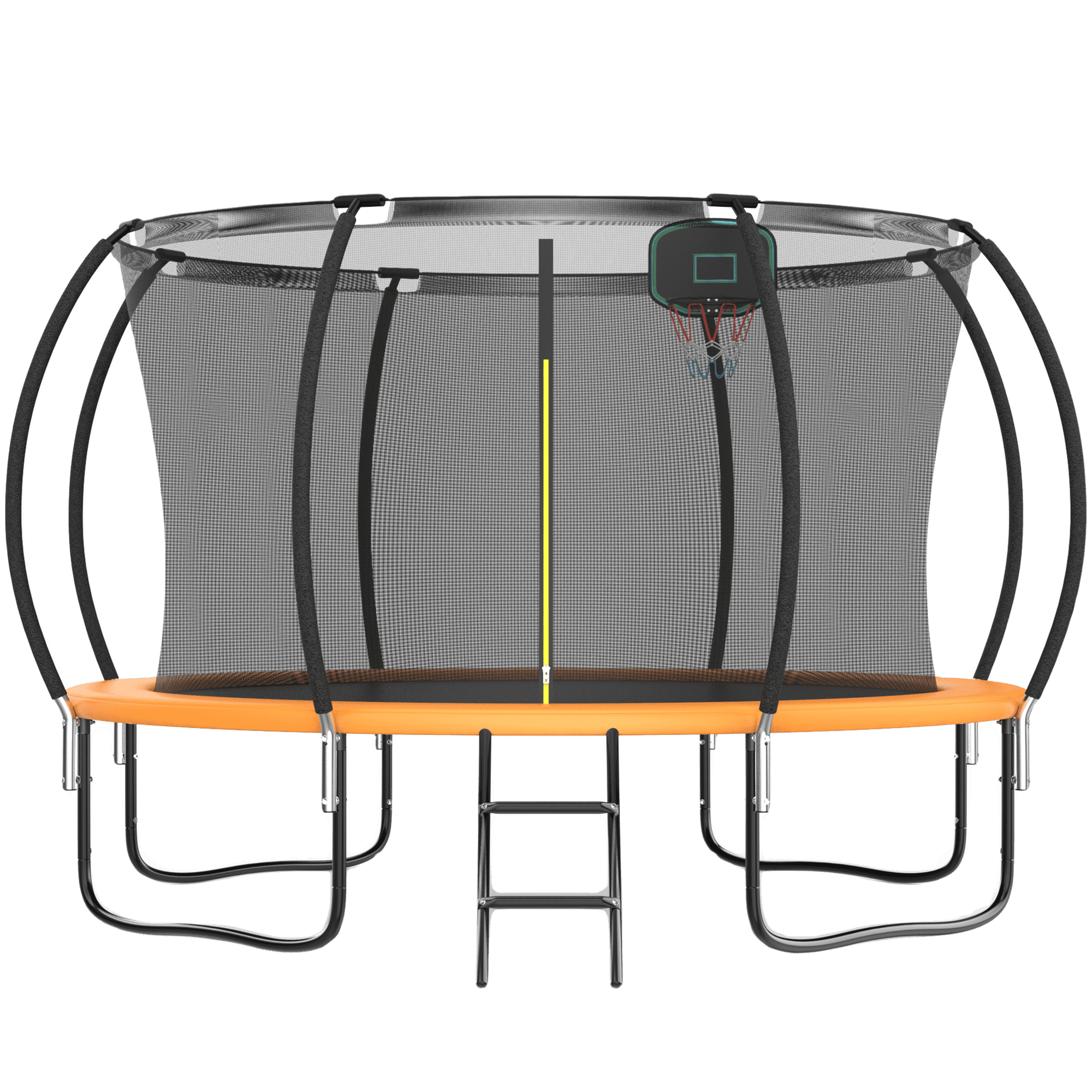 144IN Trampoline for Kids, Seizeen Outdoor Trampolines with Enclosure ...