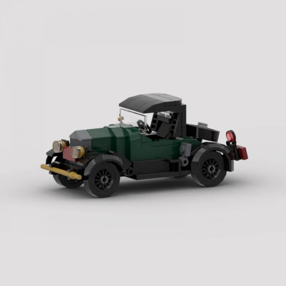 144PCS Classic MOC car technology speed champion classic car building ...