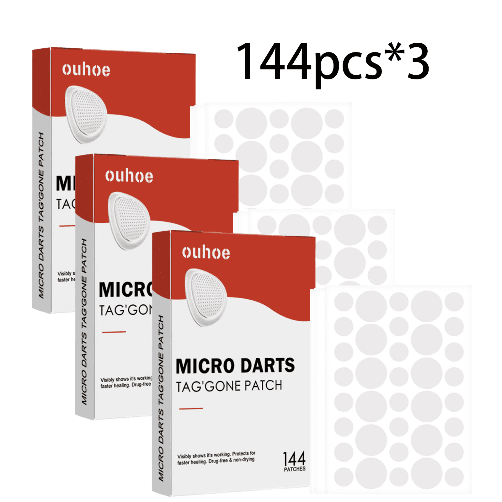 144pcs*3 soms Microdarts Tag'gone Patch,Neutroera soms Microdarts aud ...