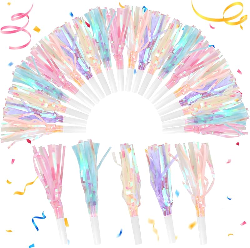 144pcs Two Kinds of Noisemakers Blowouts Horns, Bulk Toys, Birthday ...