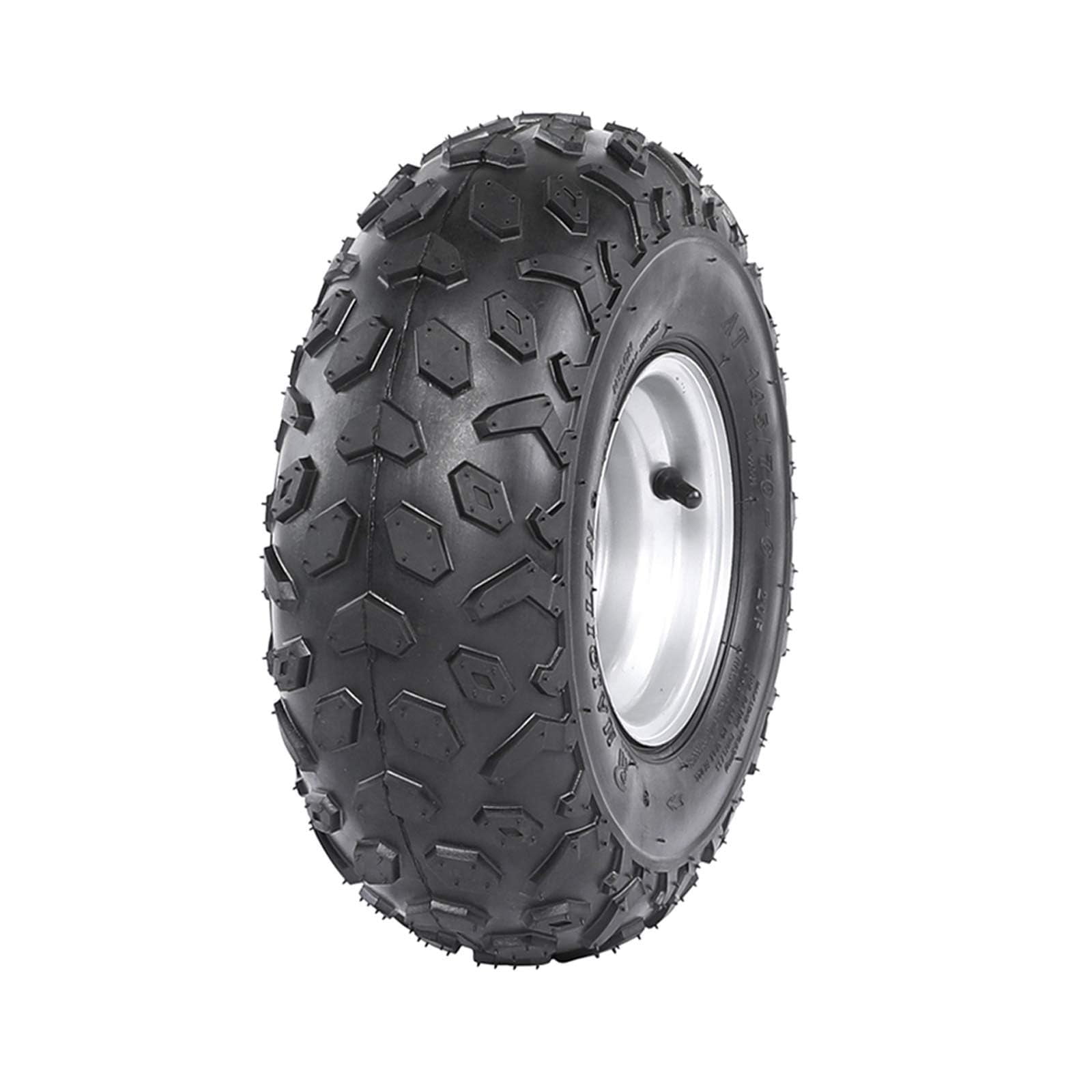 145/70-6 ATV Go Kart Quad Tire and Rim Tubeless | 4PR Wheel 145x70-6 6 ...
