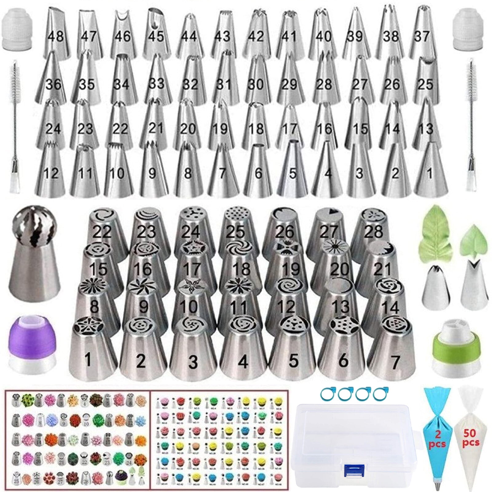 145-Piece Cake Framing Tools Set for Decorating and Baking - 28 Large ...